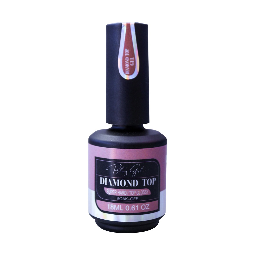 Bling Girl Diamond Glass Top Coat [4125] | BlingGirl